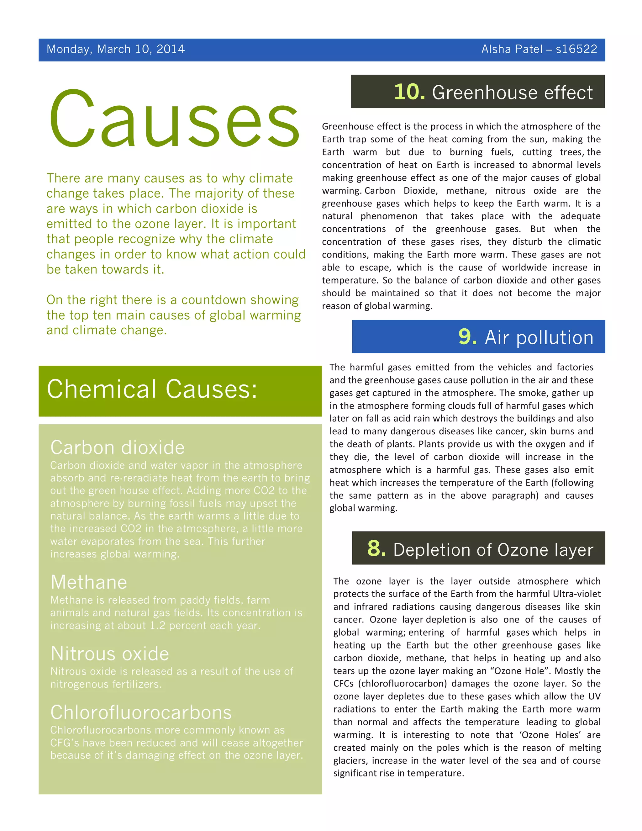Global Warming magazine article | PDF