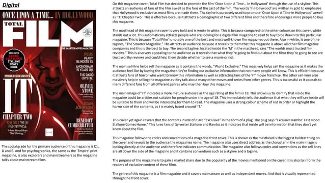 Magazine assignment | PPT