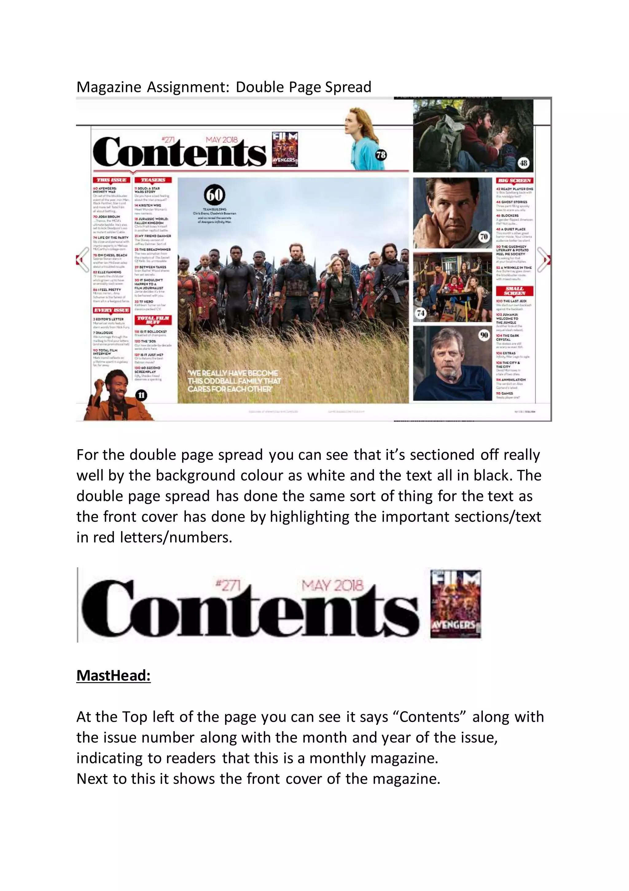 Magazine Assignment Double Page Spread Emma 18/10/2018 | PDF