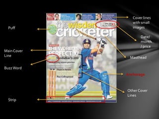 Magazine Cover Codes & Conventions (Namra Imran) | PPTX