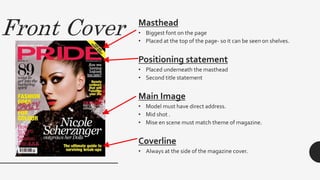 Magazine codes and conventions | PPTX | Desktop Publishing | Computer ...