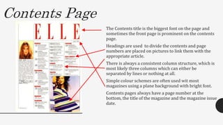 Magazine codes and conventions | PPT