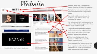 Magazine codes and conventions | PPTX | Desktop Publishing | Computer ...