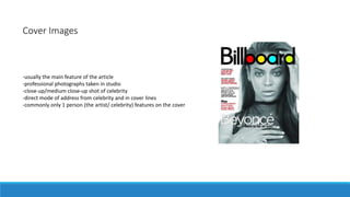 Magazine codes and conventions | PPT