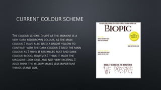 Magazine colour scheme | PPT