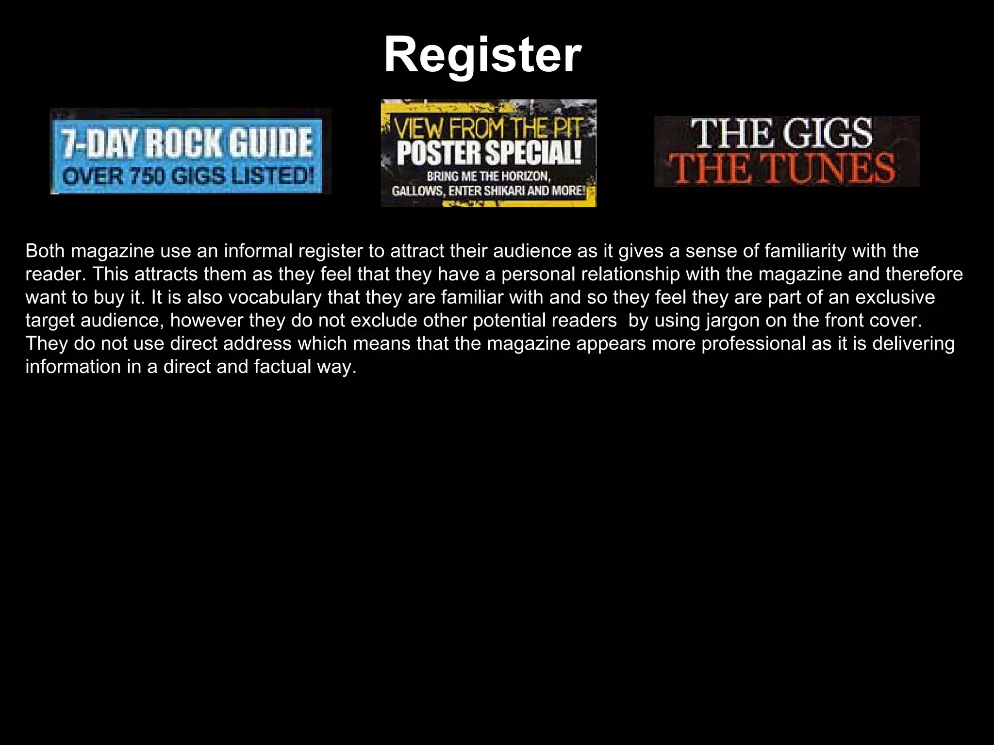 Magazine Comparison | PPT