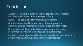 Magazine conclusion | PPTX