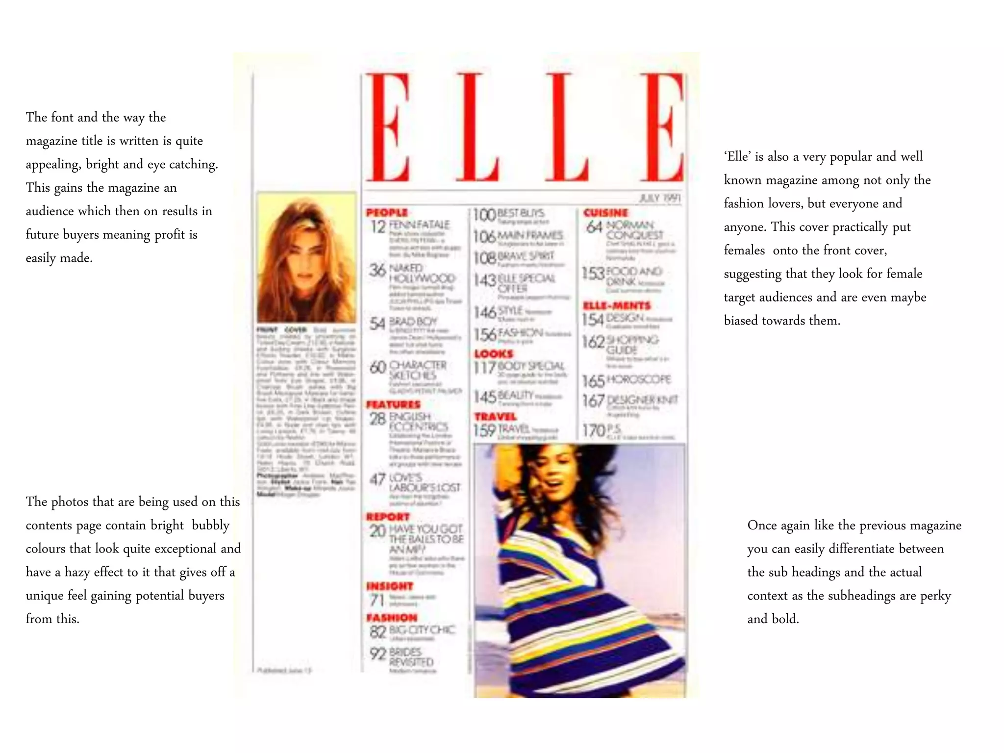 Magazine contents page | PPTX