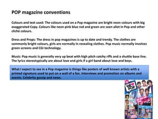Magazine conventions