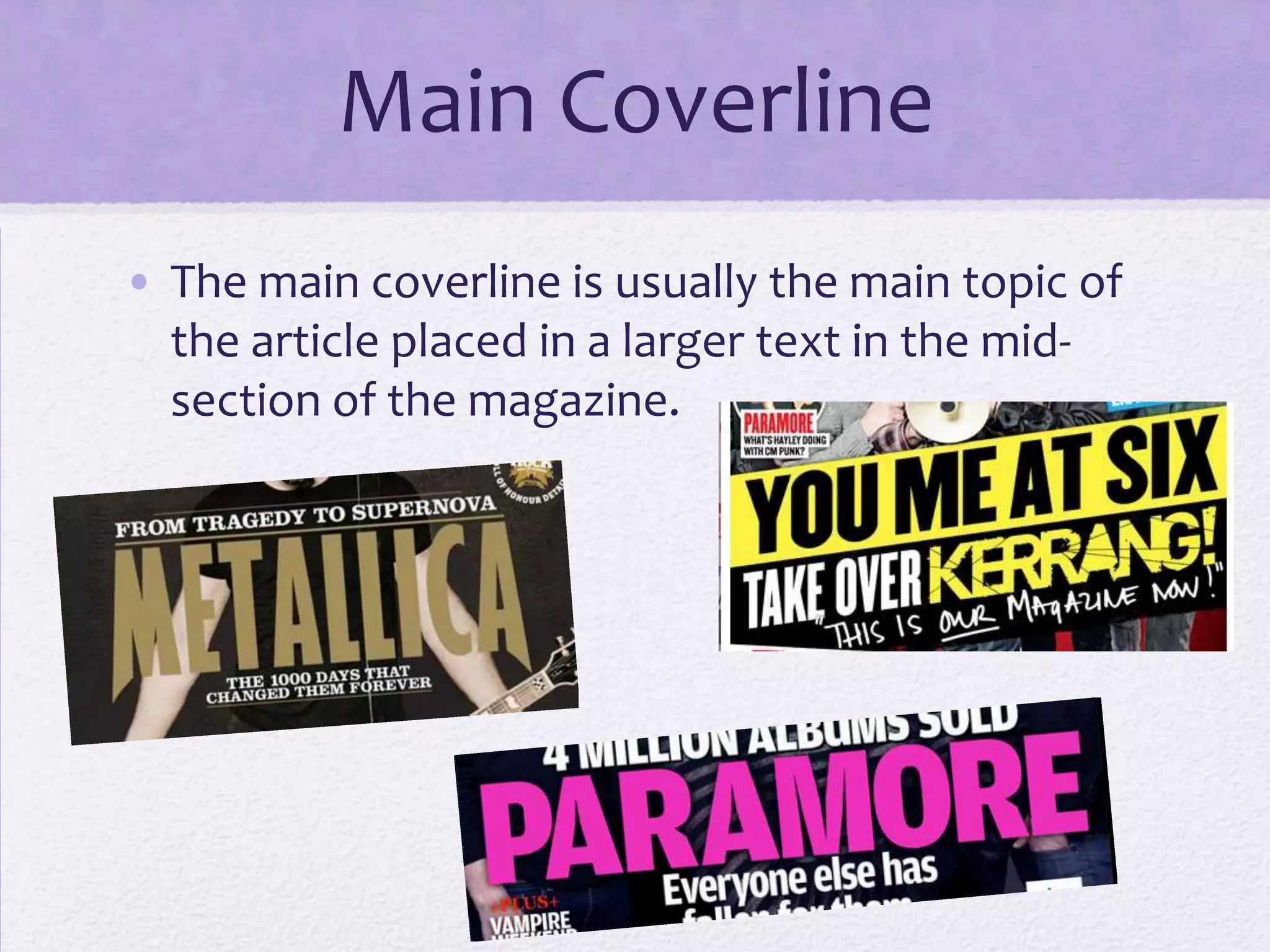 Music Magazine Conventions | PPT
