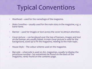 Music Magazine Conventions | PPT