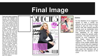 Magazine cover 1 production process (lo4) | PPT