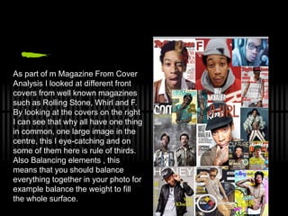 Magazine cover analyse | PPT