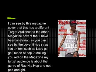 Magazine cover analyse | PPT