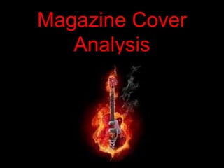 Magazine Cover Analysis | PPT