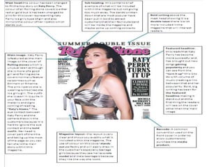 Magazine cover analysis | PPTX