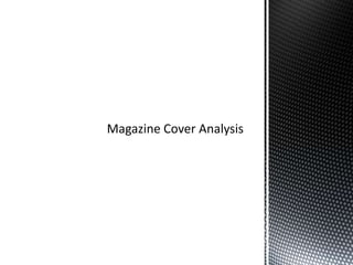 Magazine cover analysis | PPT