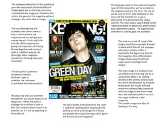 Magazine Cover Analysis | PPTX