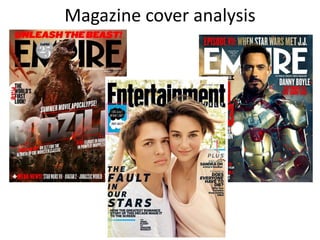 Magazine cover analysis | PPTX