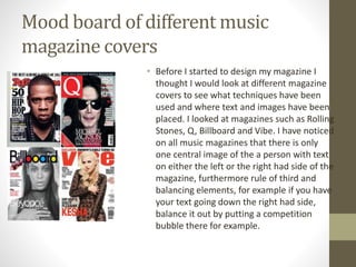 Magazine cover analysis | PPTX