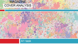 Magazine cover analysis | PPTX