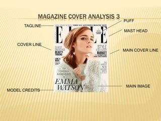 Magazine cover analysis 1 | PPT