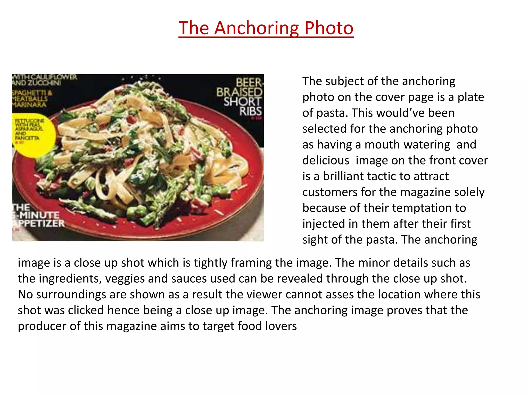 media studies Magazine cover analysis | PPTX