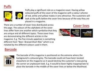 media studies Magazine cover analysis | PPTX