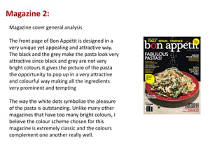 media studies Magazine cover analysis | PPTX
