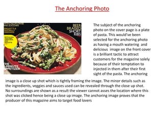 media studies Magazine cover analysis | PPTX