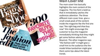 Magazine cover analysishh | PPT