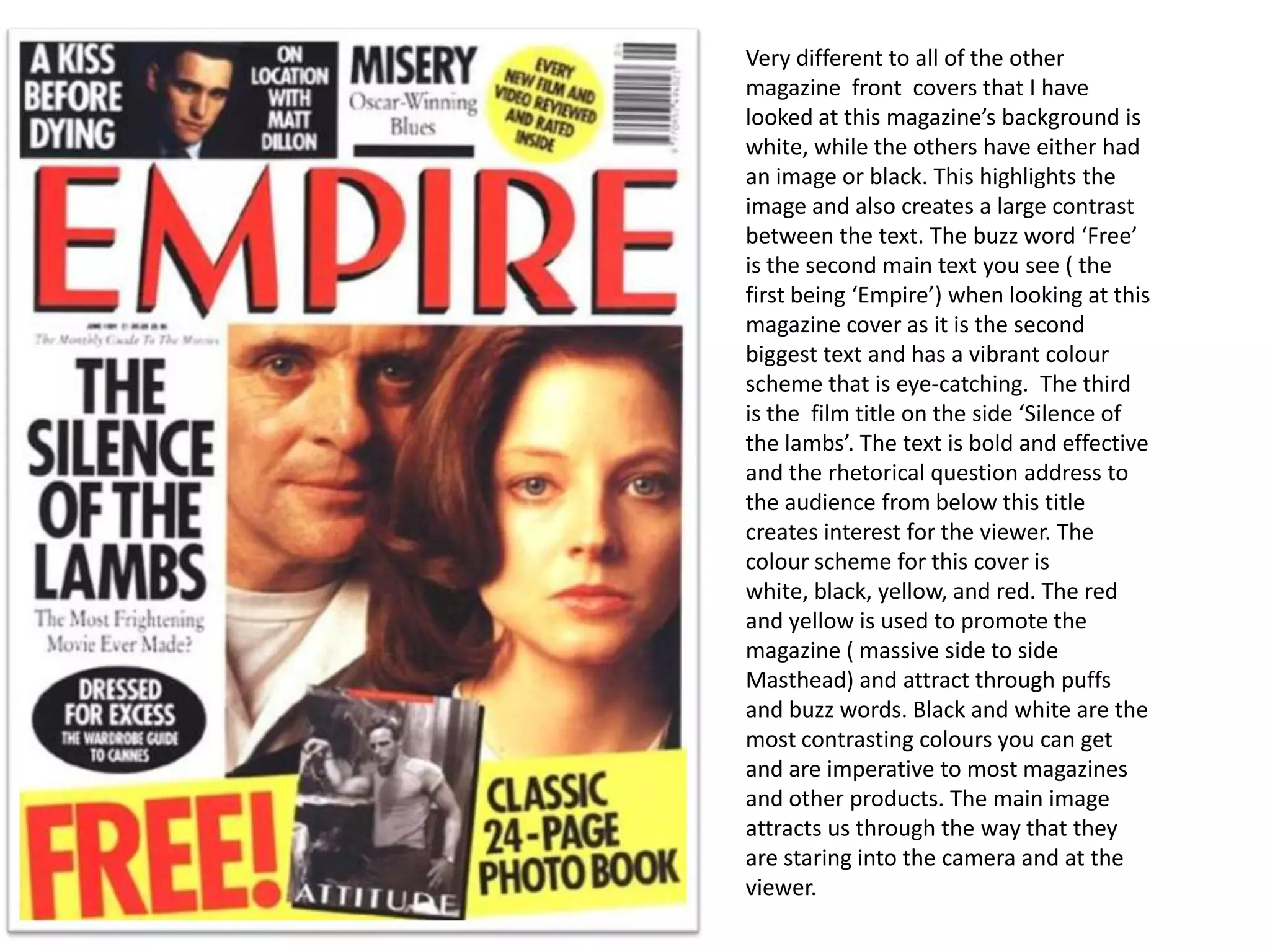 Magazine cover analysis v2 | PPTX