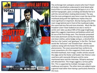 Magazine cover analysis v2 | PPTX | Celebrity Style | Pop Culture