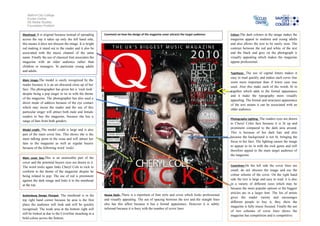 Magazine cover analysis_worksheet | PPT