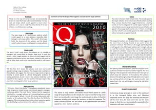 Magazine cover analysis_worksheet | PPT