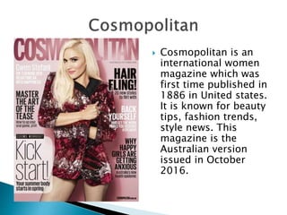 Magazine cover analyze | PPT