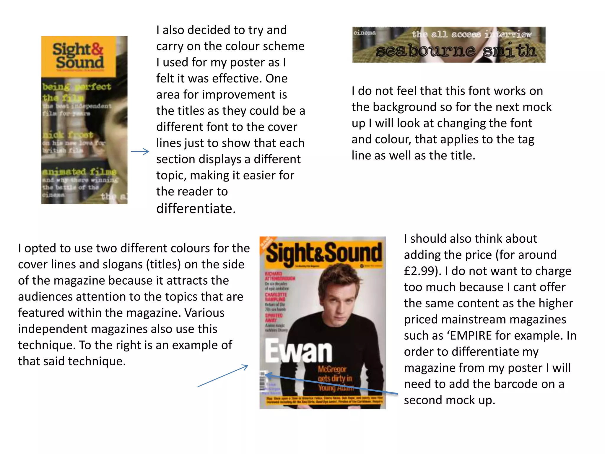 My Magazine cover breakdown | PPT