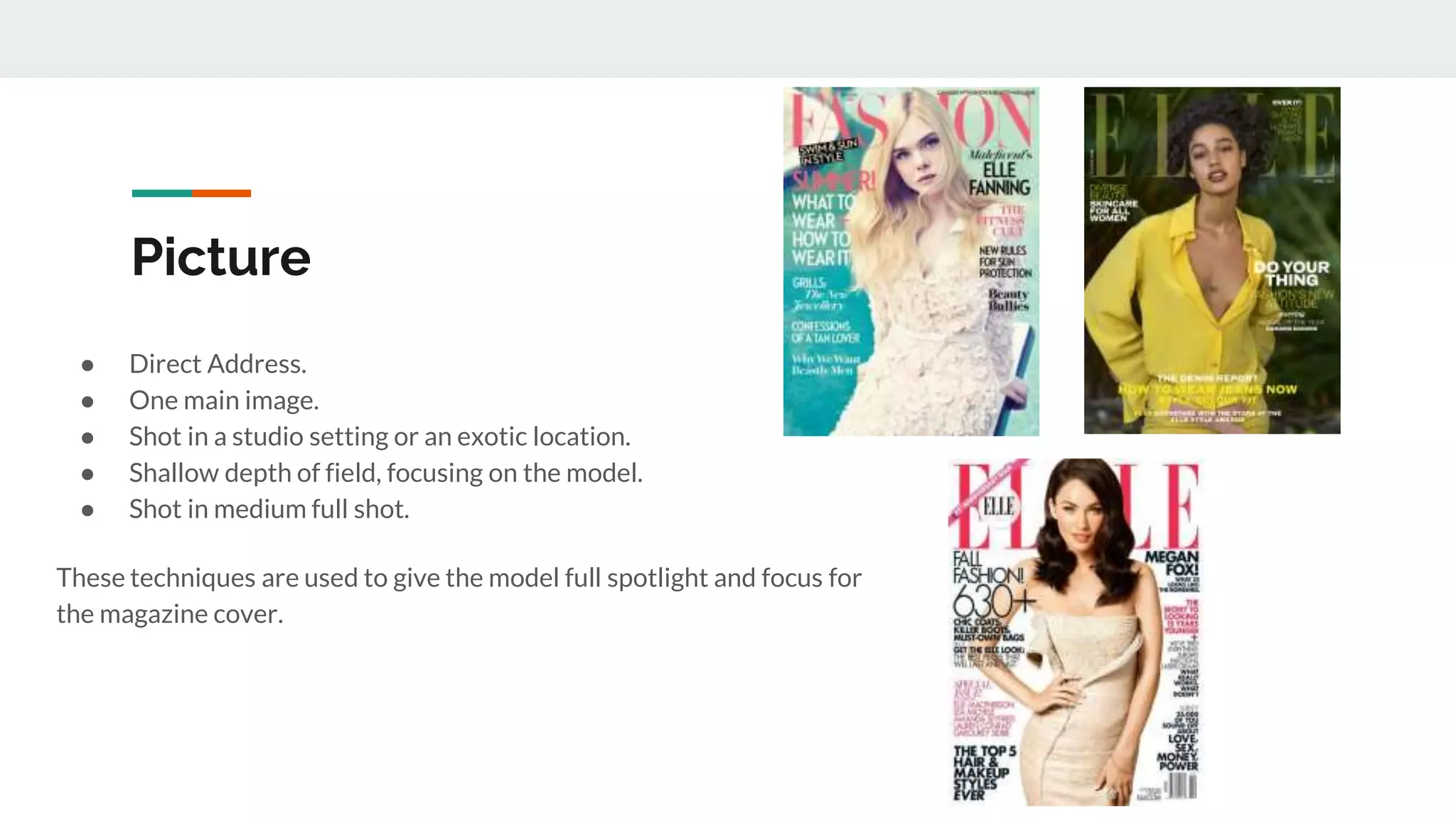 Magazine cover codes and conventions | PPT