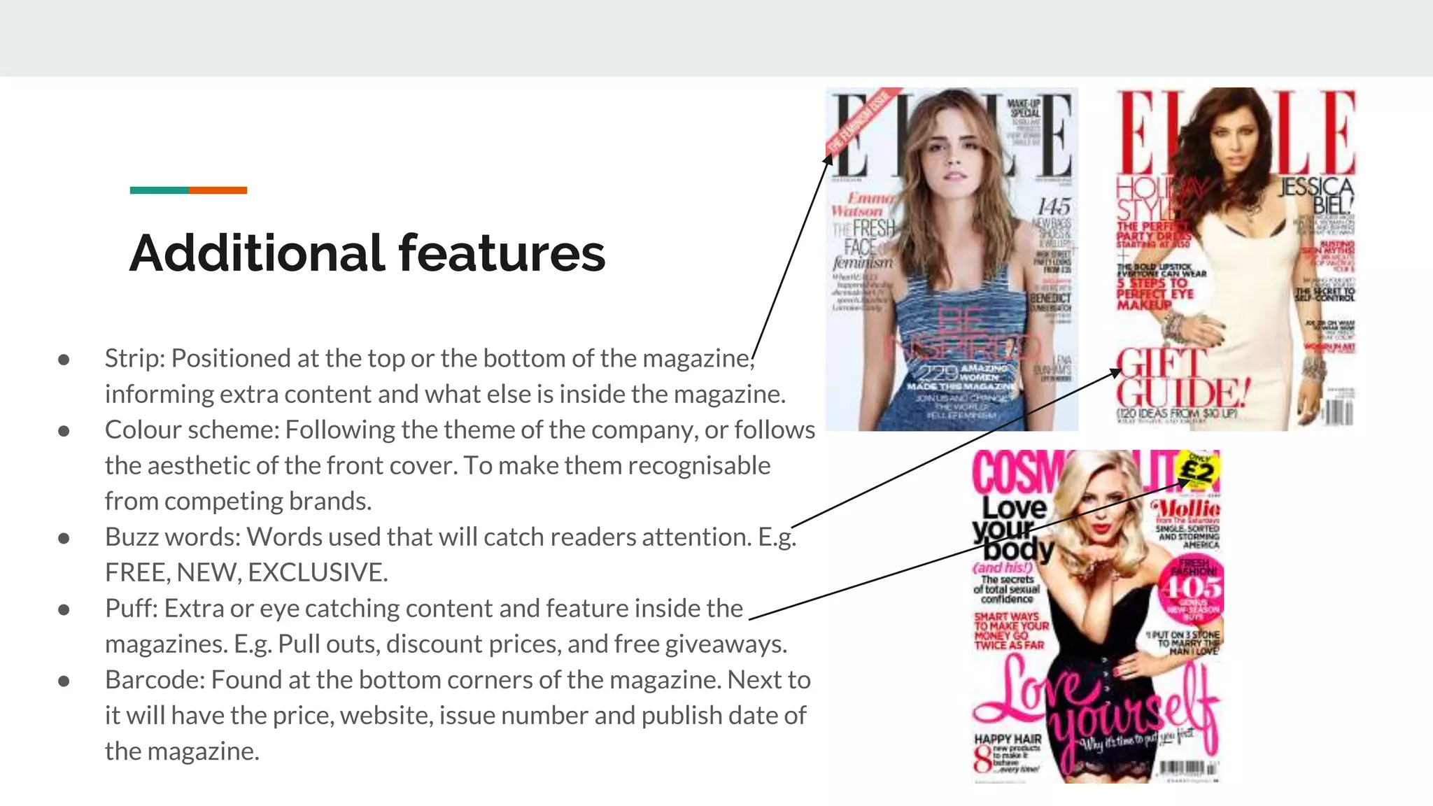 Magazine cover codes and conventions | PPT