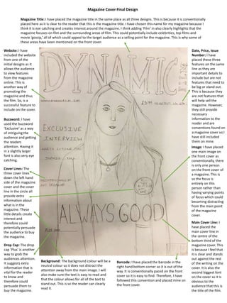 Magazine Cover Final Design | PPTX