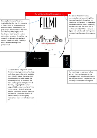 Magazine cover outline | PDF