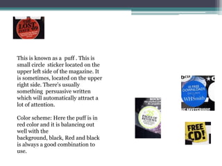 Magazine coverpage analysis | PPTX | Classic Rock | Rock Music