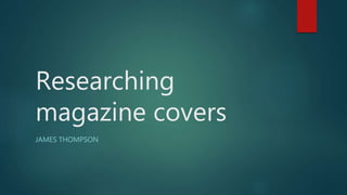 Magazine cover powerpoint | PPTX