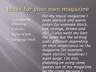Magazine cover presntation | PPT