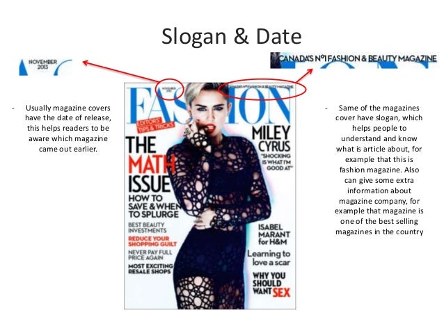 Magazine cover research