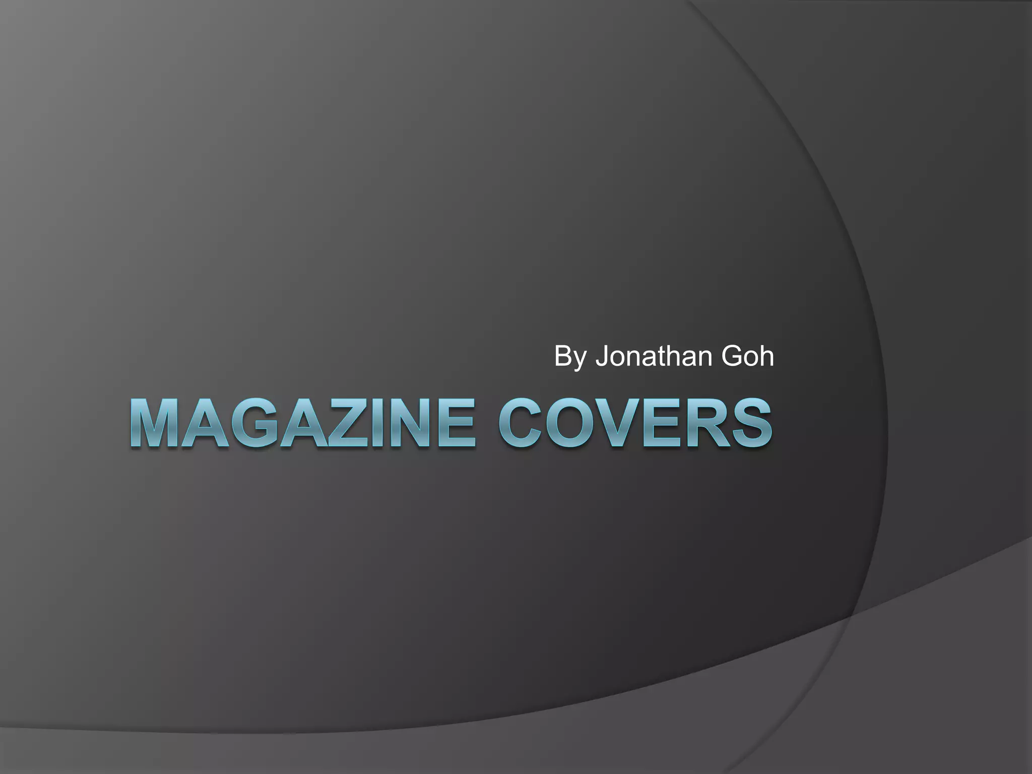Magazine covers | PPT