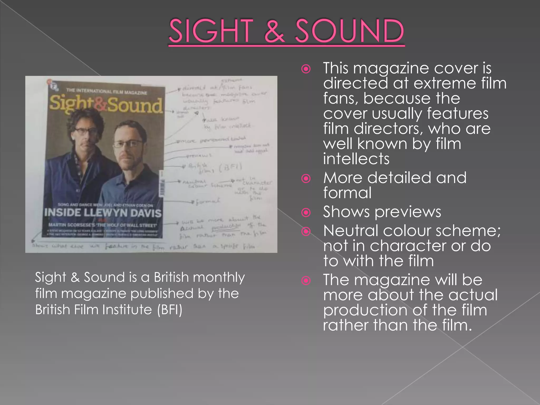 Magazine Cover Analysis | PPTX