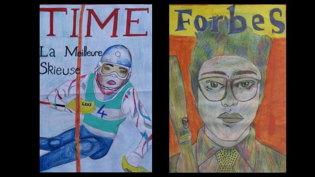 Magazine cover self portrait | PPTX
