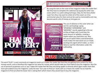 Magazine cover teaser texts | PPTX