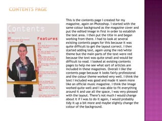 Magazine design evaluation | PPT